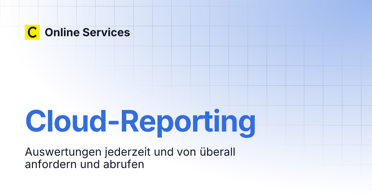 Cloud-Reporting | Online Services